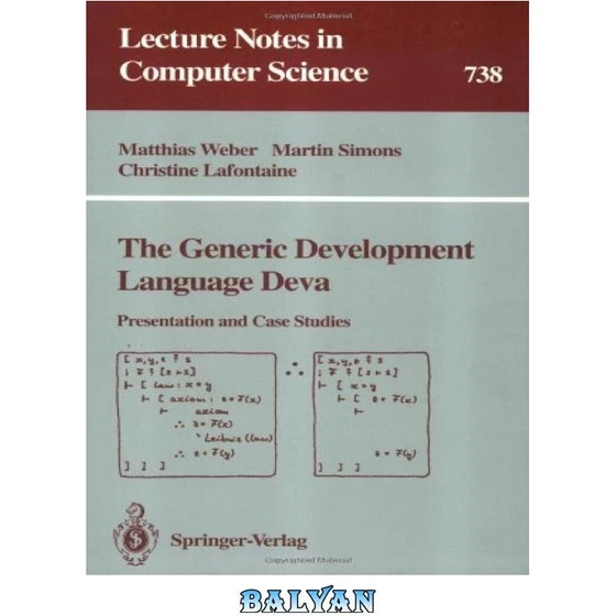خرید و قیمت دانلود کتاب The Generic Development Language Deva ...