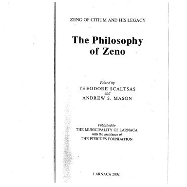 خرید و قیمت دانلود کتاب The Philosophy of Zeno Zeno of Citium and his ...