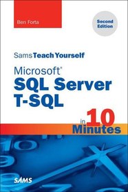 خرید و قیمت دانلود کتاب Sams teach yourself Microsoft SQL Server T-SQL ...