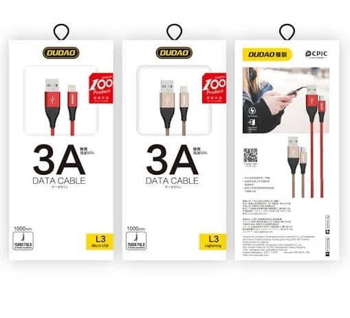 خرید و قیمت کابل شارژر آیفون مدل DUDAO L3 | ترب