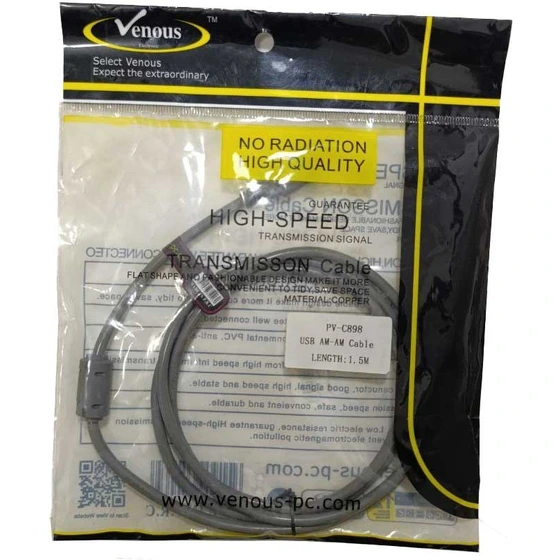 خرید و قیمت کابل لینک USB 2.0 طول 1.5 متری Venous PV-C898 | ترب