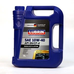 خرید و قیمت روغن موتور لوبرین نیمه سنتتیک LUBRIN SN 10W-40 چهار لیتر | ترب