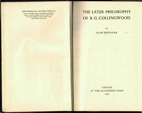 خرید و قیمت دانلود کتاب The Later Philosophy of R.G. Collingwood 1962 | ترب