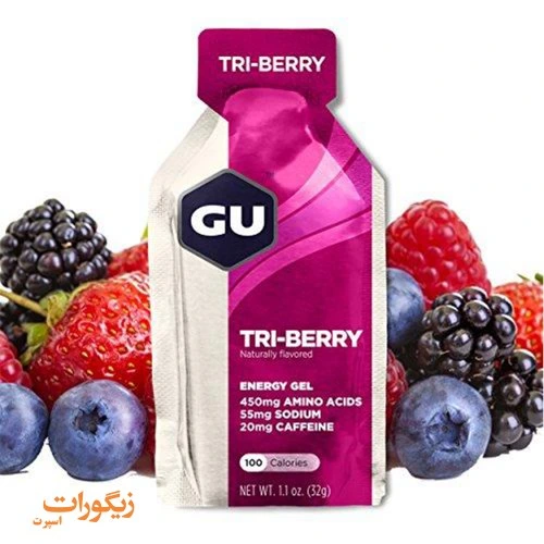 خرید و قیمت ژل انرژی زا ENERGY GEL GU TRI-BERRY | ترب