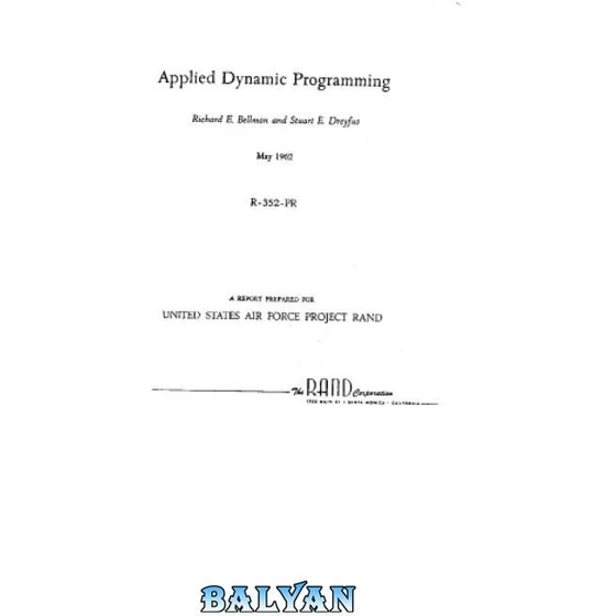 خرید و قیمت دانلود کتاب Applied Dynamic Programming | ترب