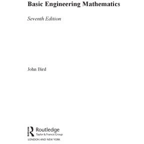 خرید و قیمت دانلود کتاب Basic Engineering Mathematics ویرایش 7 | ترب