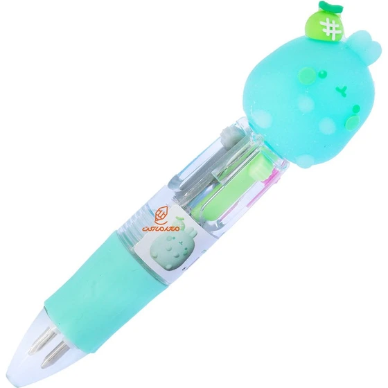 خرید و قیمت خودکار 4 رنگ فانتزی مینی طرح جوجه سبز 556 CARTOON | ترب