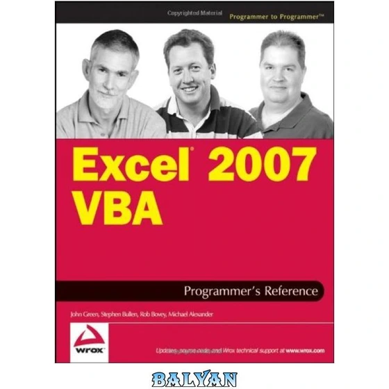 خرید و قیمت دانلود کتاب Excel 2007 Vba Programmers Reference ترب