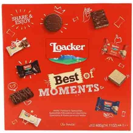 خرید و قیمت پک کادویی ایتالیایی لواکر Loacker Best Moments وزن 400 گرم ...