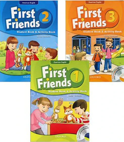 خرید و قیمت مجموعه 3 جلدی کتاب فرست فرندز American First Friendsوزیری | ترب