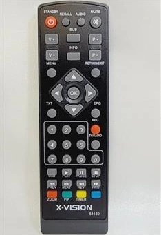خرید و قیمت کنترل گیرنده دیجیتال ایکس ویژن طرح Xvision 885 | ترب