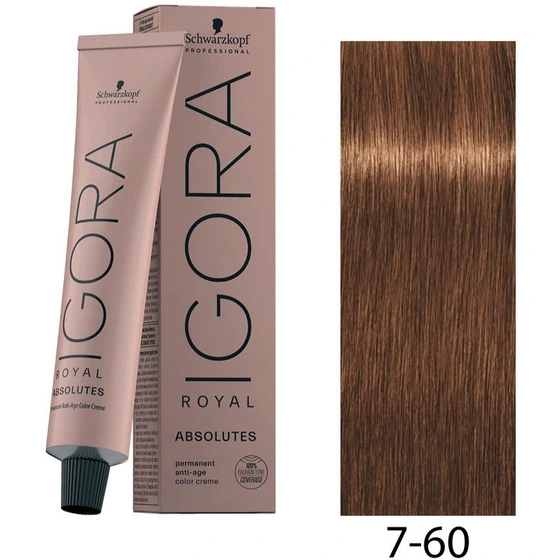 خرید و قیمت رنگ موی بور شکلاتی طبیعی ایگورا آبسلوت Igora Royal ...