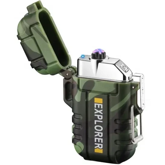 خرید و قیمت فندک شارژی مدل AJOTEQPT Double Arc Lighter AJ-F13 | ترب