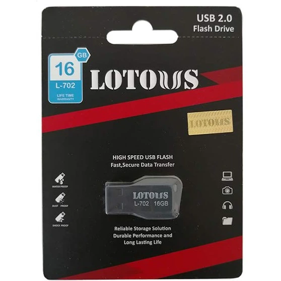 خرید و قیمت فلش مموری لوتوس مدل L702 ظرفیت 16گیگابایت | ترب