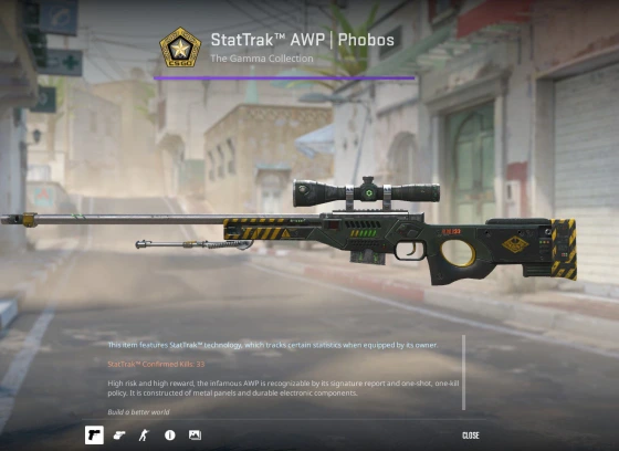 خرید و قیمت اسکین StatTrak AWP | Phobos (Field-Tested) | ترب