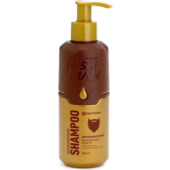 خرید و قیمت شامپو تقویت ریش و سبیل نیشمن حجم 200 میل NISH MAN BEARD ...