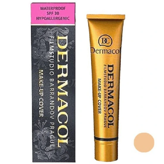 خرید و قیمت کرم پودر و میکاپ کاور درماکول Dermacol شماره 212 حجم 30 میل ...