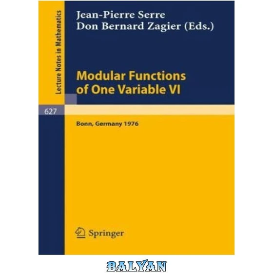 خرید و قیمت دانلود کتاب Modular Functions Of One Variable Vi ترب