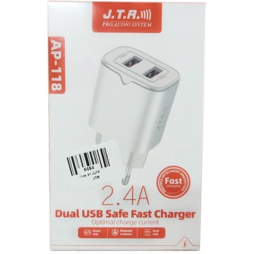 خرید و قیمت شارژر فست دو پورت JTR مدل AP-118 | ترب