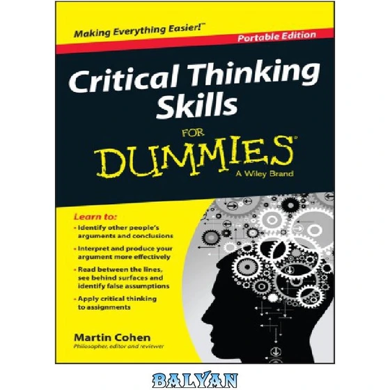 خرید و قیمت دانلود کتاب Critical Thinking Skills For Dummies | ترب