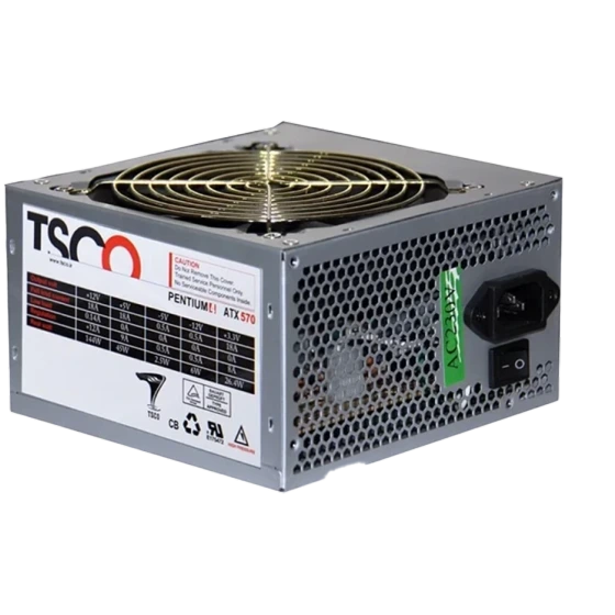 خرید و قیمت منبع تغذیه کامپیوتر پاور تسکو (TSCO) مدل TP 570 با توان 230 وات | ترب