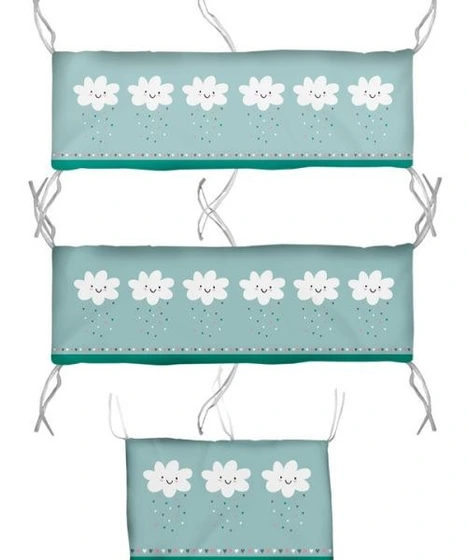 خرید و قیمت محافظ تخت کودک طرح ابر | ترب