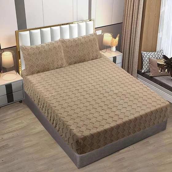 خرید و قیمت روتختی 3تیکه مخمل طرح لوزی ابعاد180200 . . . . | ترب