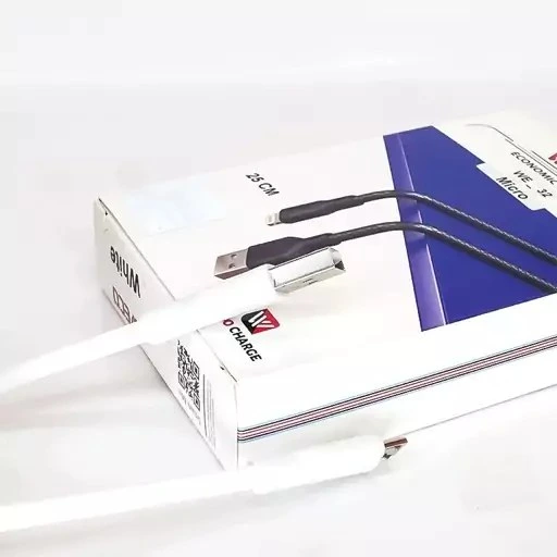 خرید و قیمت کابل شارژ میکرو 25 سانتی پاوربانک ویکو WECO WE-32 کابل شارژ کوتاه | ترب