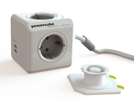 خرید و قیمت چندراهی برق الوکاکوک مدل Allocacoc PowerCube Extended USB ...