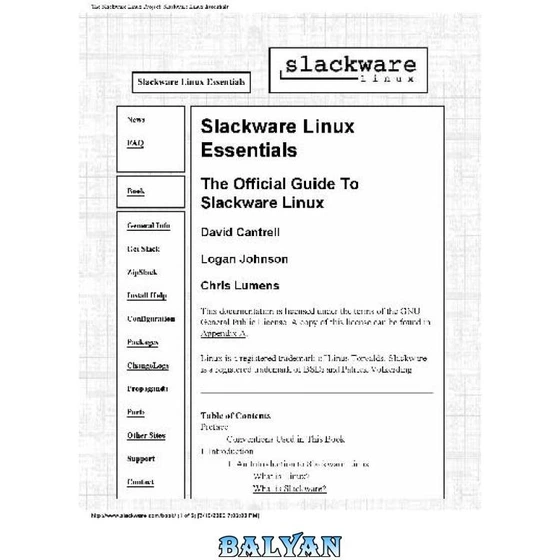 خرید و قیمت دانلود کتاب Slackware Linux Essentials | ترب