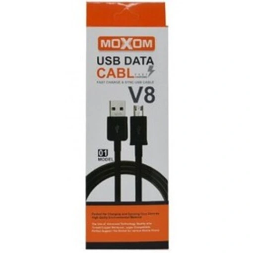 خرید و قیمت کابل شارژ MicroUSB فست شارژ مدل moXom v8 | ترب