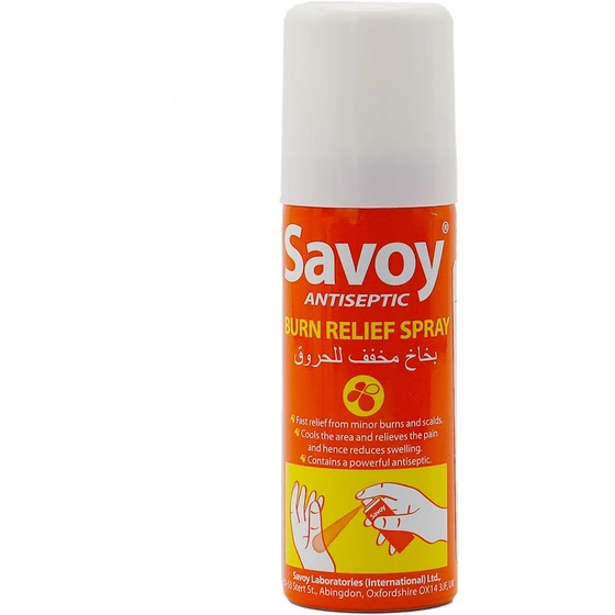 خرید و قیمت اسپری ضدعفونی‌کننده Savoy، مدل تسکین سوختگی، حجم 50 میلی ...