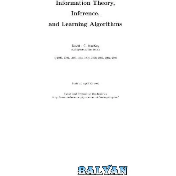خرید و قیمت دانلود کتاب Information Theory Inference And Learning Algorithms ترب