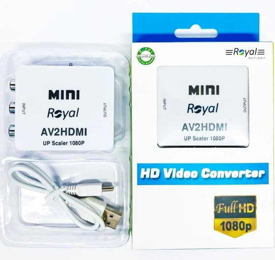 خرید و قیمت تبدیل AV TO HDMI ROYALمرغوب | ترب