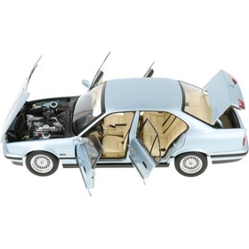 خرید و قیمت ماکت ماشین BMW 535i (E34) Light Blue Metallic برند ...