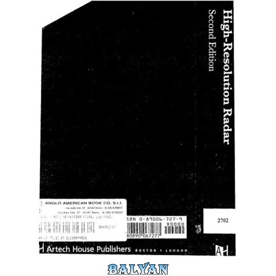 خرید و قیمت دانلود کتاب High Resolution Radar ترب