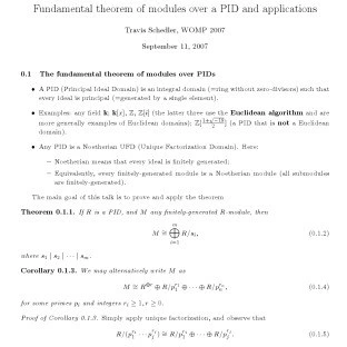 خرید و قیمت دانلود کتاب Fundamental theorem of modules over a PID and ...