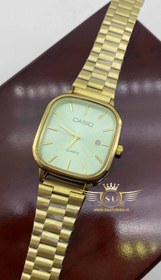 خرید و قیمت ساعت کاسیو 4 گوش طلایی صفحه فیروزه ای CASIO A963 | ترب