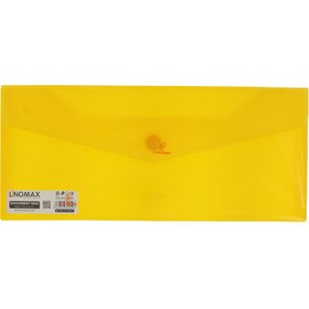 خرید و قیمت پوشه دکمه دار زرد ملخی (نامه) EG61 لینومکس LINOMAX | ترب