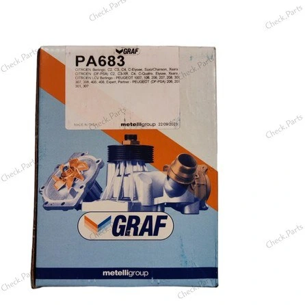 خرید و قیمت واتر پمپ پژو 206 و 207 و 405 موتور tu5 گراف GRAF ایتالیا PA683 | ترب