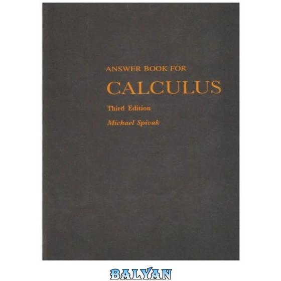 خرید و قیمت دانلود کتاب Answer Book for Calculus (3rd Edition) ا پاسخ کتاب حساب دیفرانسیل و ...
