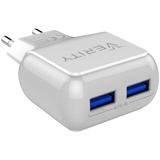 خرید و قیمت شارژر دیواری وریتی (VERITY) مدل AP 2111 به همراه کابل MicroUSB | ترب