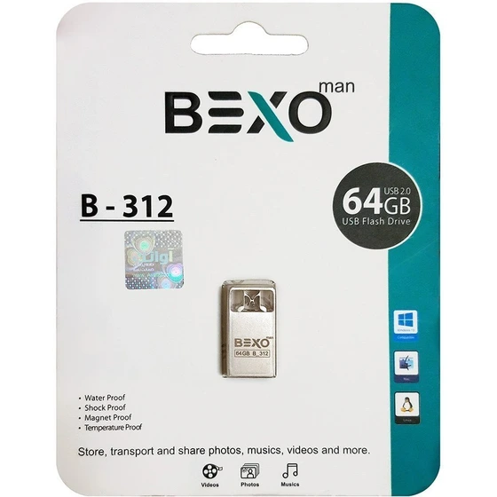 خرید و قیمت فلش مموری bexo مدل B-312 ظرفیت 32 گیگابایت usb2 | ترب