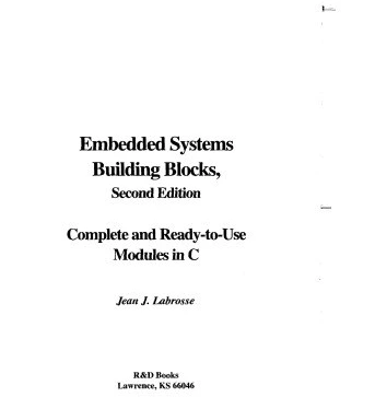 خرید و قیمت دانلود کتاب Embedded systems building blocks Bk&Disk | ترب