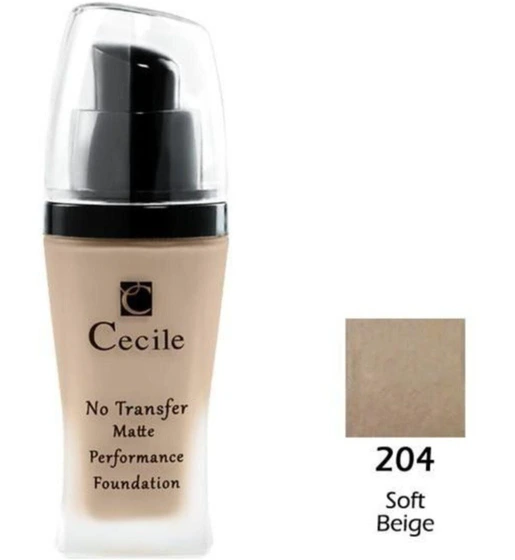 خرید و قیمت کرم فاندیشن اورجینال برند Cecile مدل No Transfer Matte ...