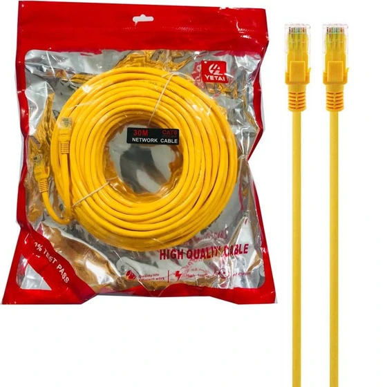 خرید و قیمت کابل 30 متری شبکه CAT6 یتال Yetal | ترب