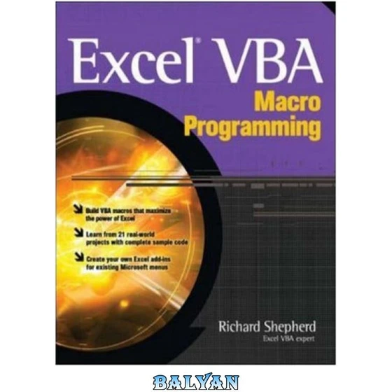 خرید و قیمت دانلود کتاب Excel Vba Macro Programming ترب