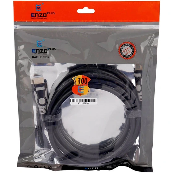 خرید و قیمت کابل HDMI انزو 5متری ENZO HDMI CABLE 4k 5M | ترب