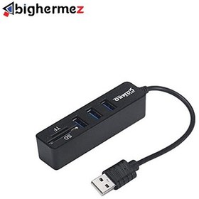 خرید و قیمت هاب و رم ریدر USB ایکس پی پروداکت مدل XP-HC834B | ترب