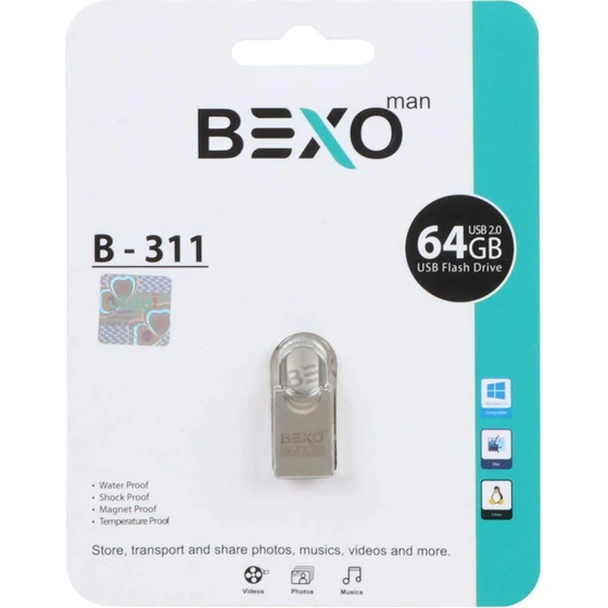 خرید و قیمت فلش مموری 64 گیگ bexo b311 | ترب